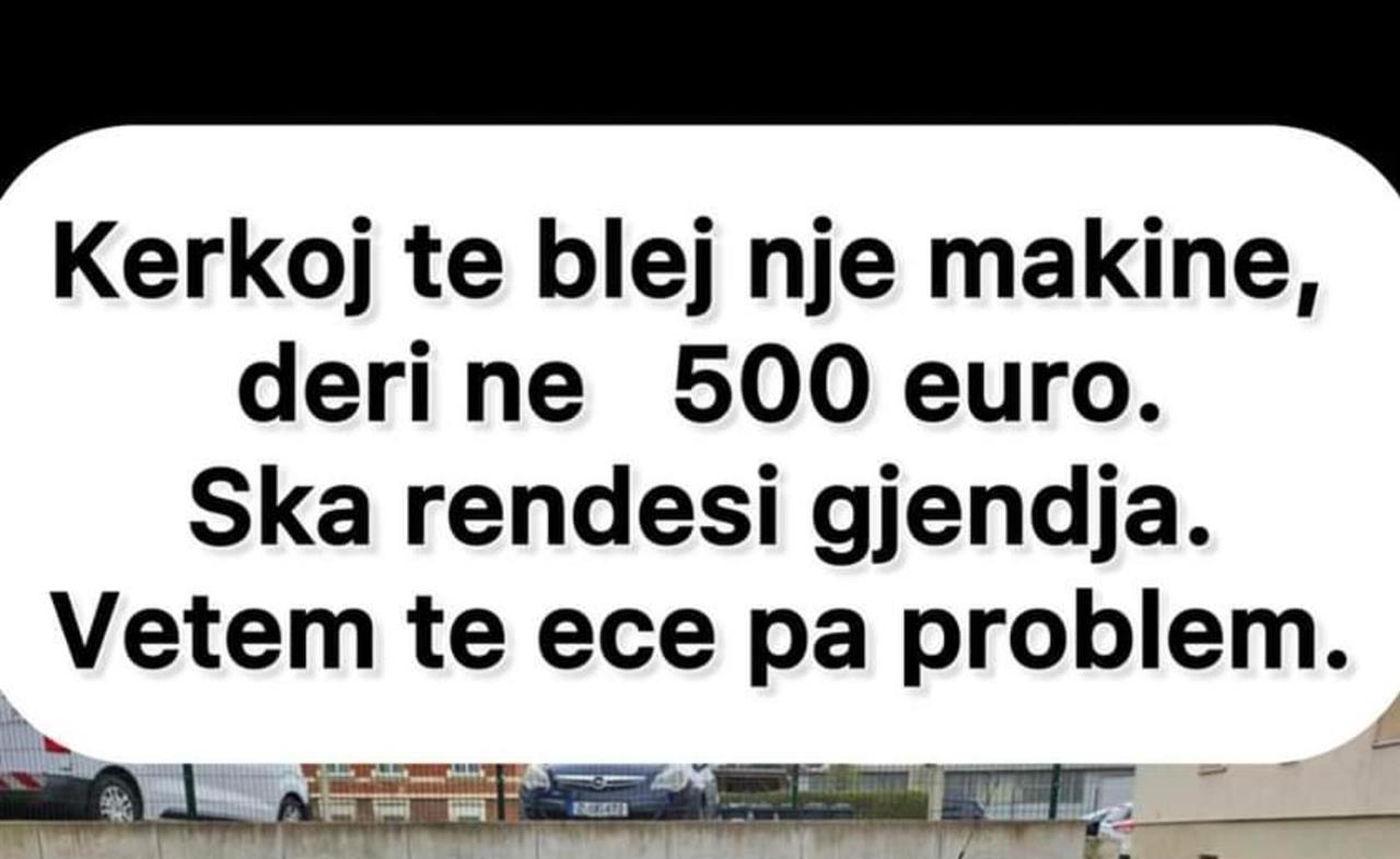 Kerkoj te blej nje makine, deri ne 500 euro. | Tiranë Kerkoj te blej nje makine, deri ne 500 euro. | Tiranë